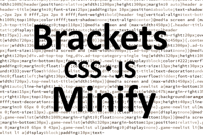 Bracketsで簡単にCSSとJSをminify・圧縮することができる拡張機能 Minifier | 9ineBB
