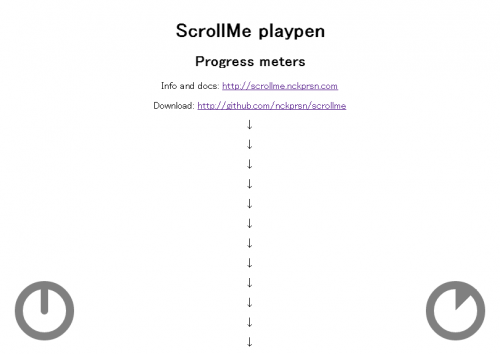 スクロール量に合わせて変化を与える コード ScrollMe.js | 9ineBB